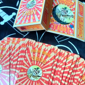FREAK SHOW Circus TAROT. 78 Cards. Magenetic Box Edition. Red Gilt Edge ...