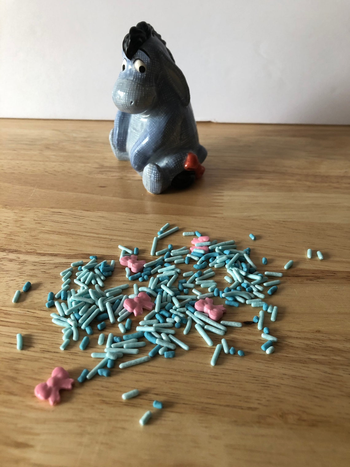 Sad Donkey Inspired Edible Sprinkle Mix, First Birthday Supplies ...