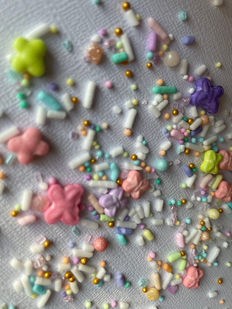 Butterfly Pastel Sprinkle Mix, Butterflies in Spring, Pastel and Bright ...