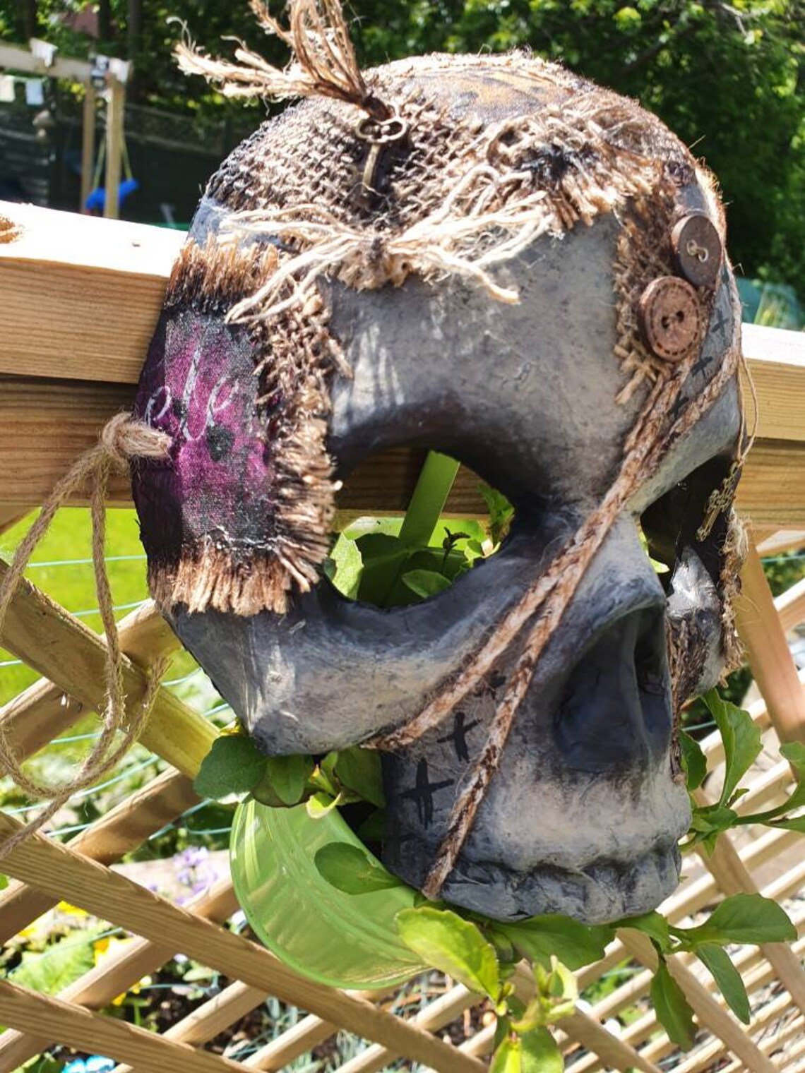 Yorick Skull Voodoo Mask Decoration - Etsy