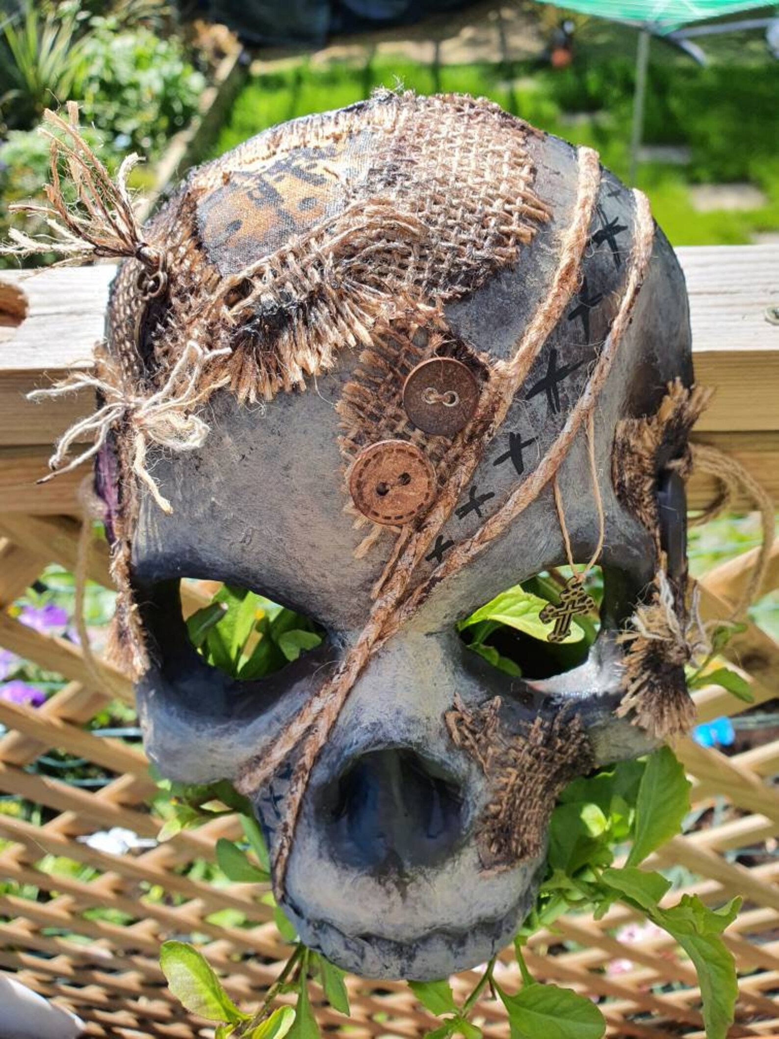 Yorick Skull Voodoo Mask Decoration - Etsy
