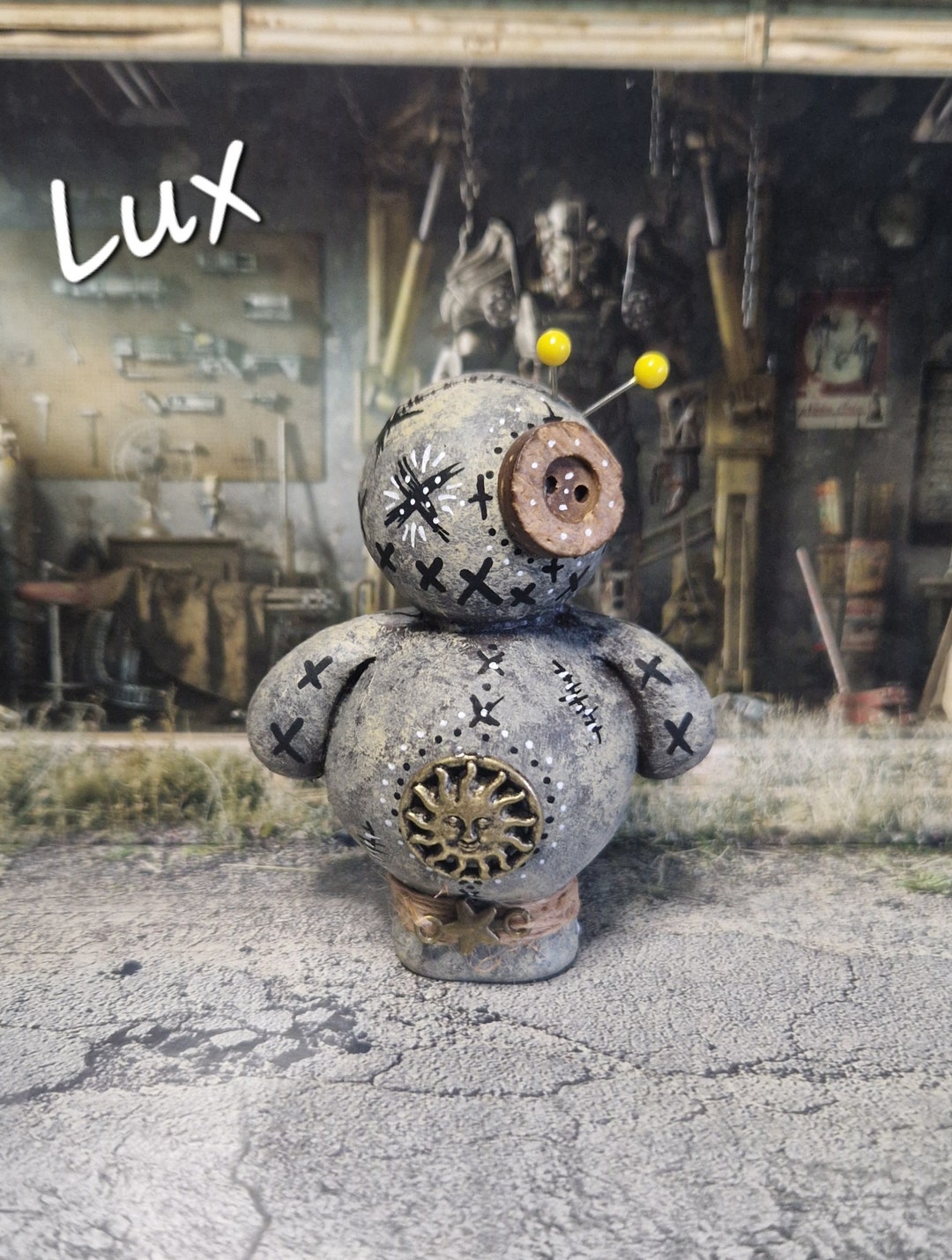 Lux Traditional Style Mini Buddie Figurine Voodoo Doll - Etsy