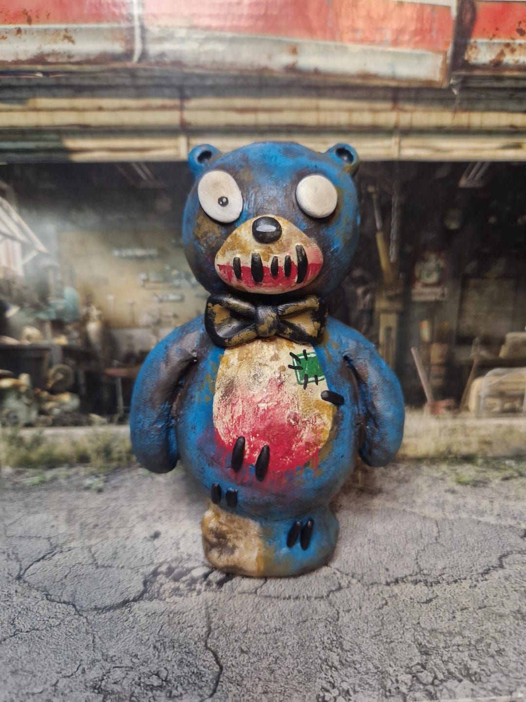 Fallout 4 Souvenir Teddy Bear Nuka World Variant 1 Buddie Figurine ...