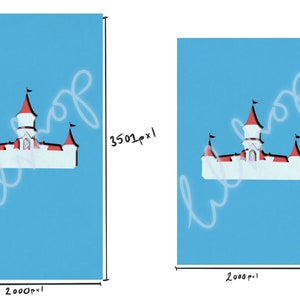 DIGITAL DOWNLOAD, Super Mario Castle, Game Phone Wallpaper, Colorful ...