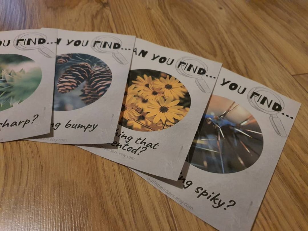 Sensory Scavenger Hunt Game for Kids and Families PDF Download - Etsy