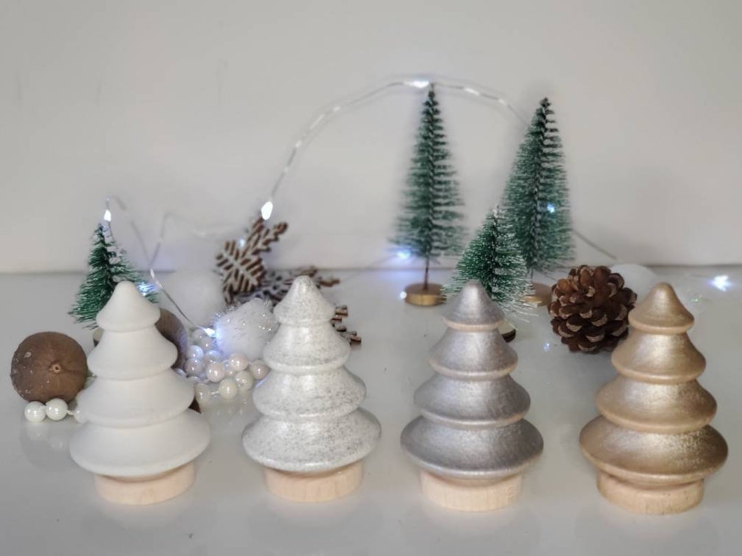 Winter Trees Peg Doll People, Montessori Gift Ideas, Educational Wooden ...