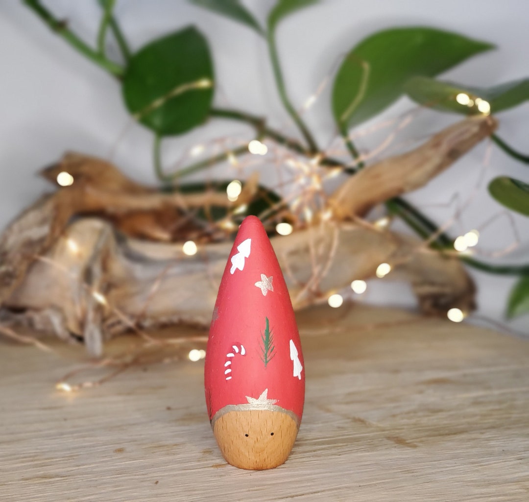 Christmas Gnome Peg Doll, Stocking Filler, Childrens Gift, Curiosity ...