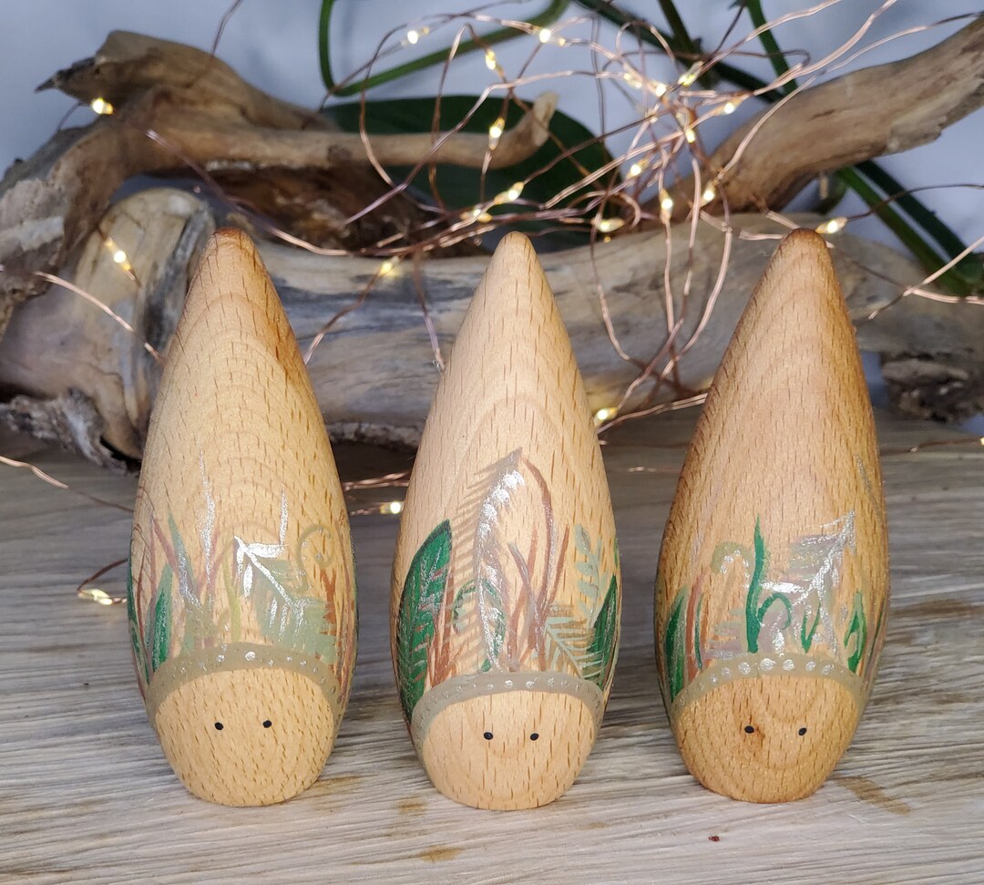 Foliage Leaves Peg Doll, Stocking Filler Gift, Curiosity Approach ...