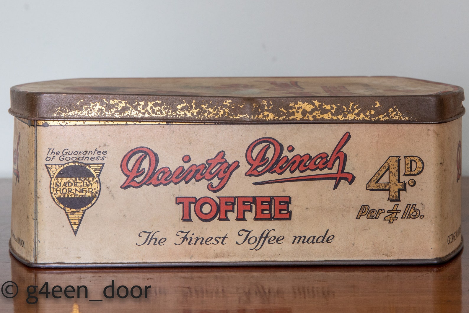 Dainty Dinah Toffee Tin Vintage Circa 1930s - Etsy.de