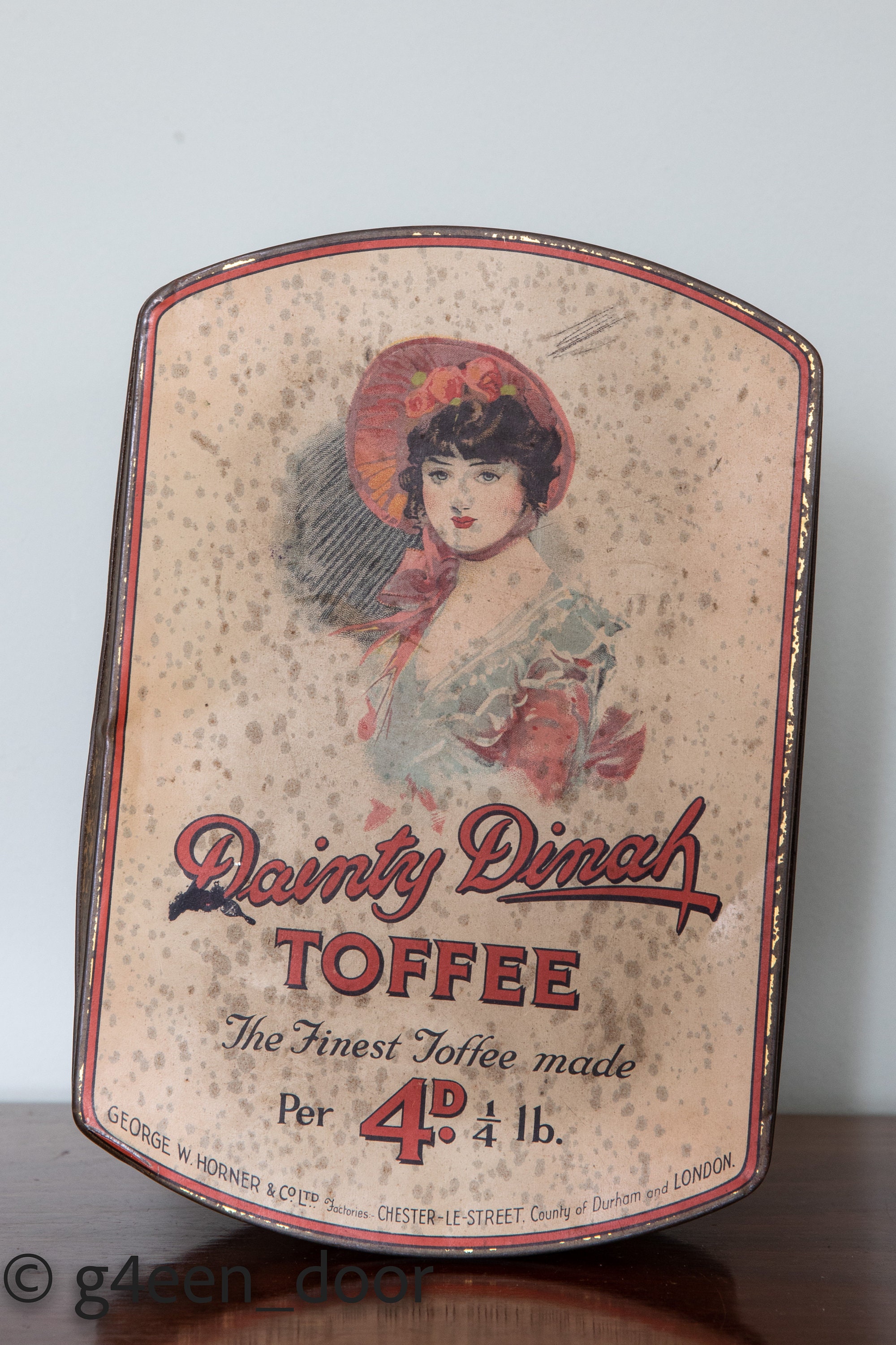 Dainty Dinah Toffee Tin Vintage Circa 1930s - Etsy.de