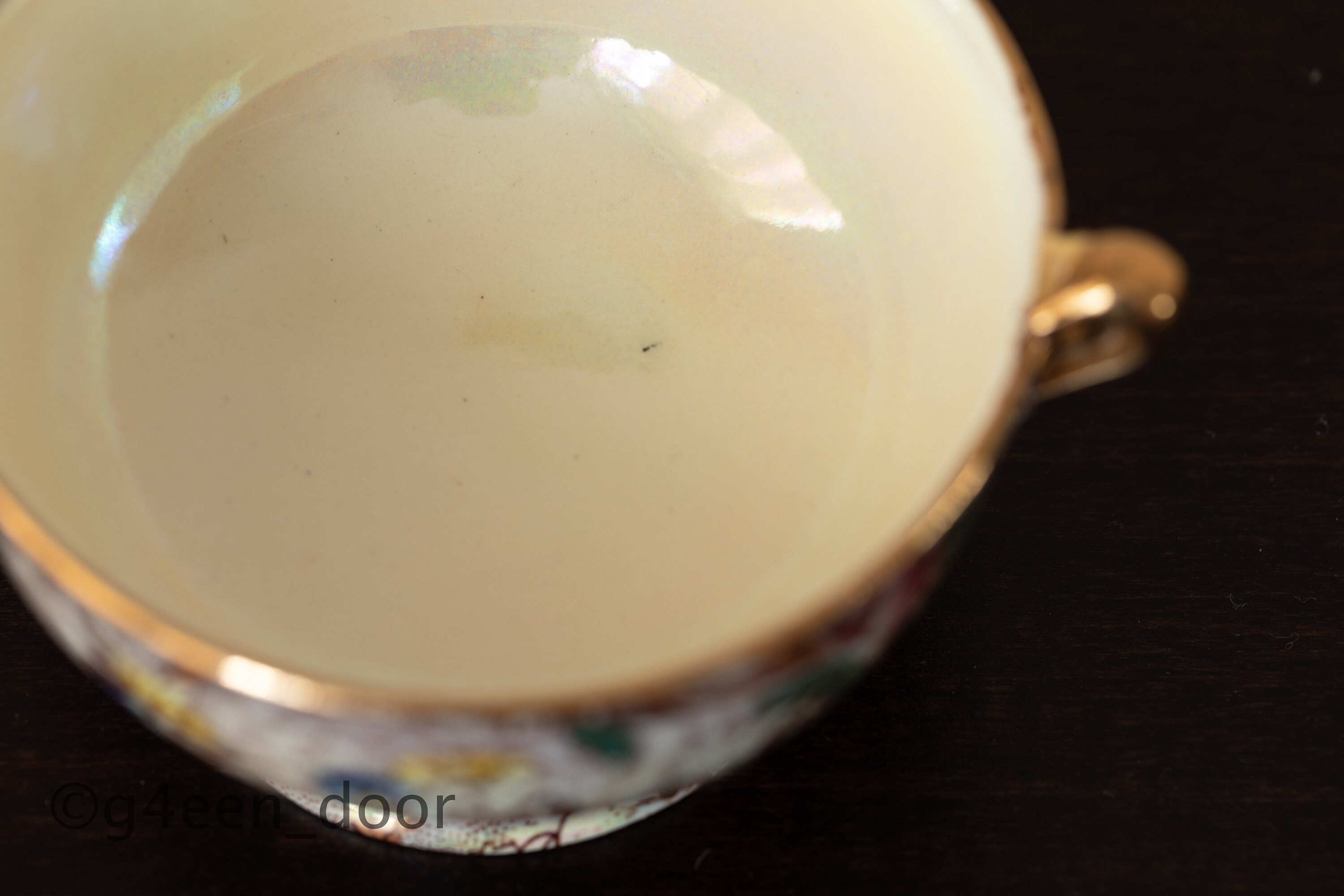 Vintage 1950's Maling Lustre Ware Floral Pink & Brown Chintz Small Bowl ...