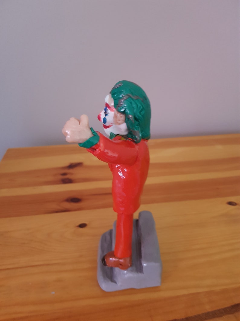 The Joke Inspired by the Joker Hand Made Clay Cake Topper Ornament ...