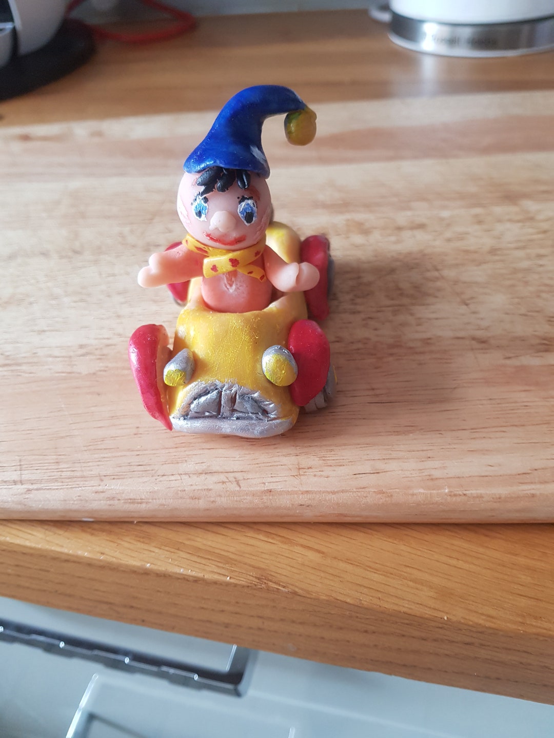 Noddy Inspired Clay Child's Cake Topper - Etsy
