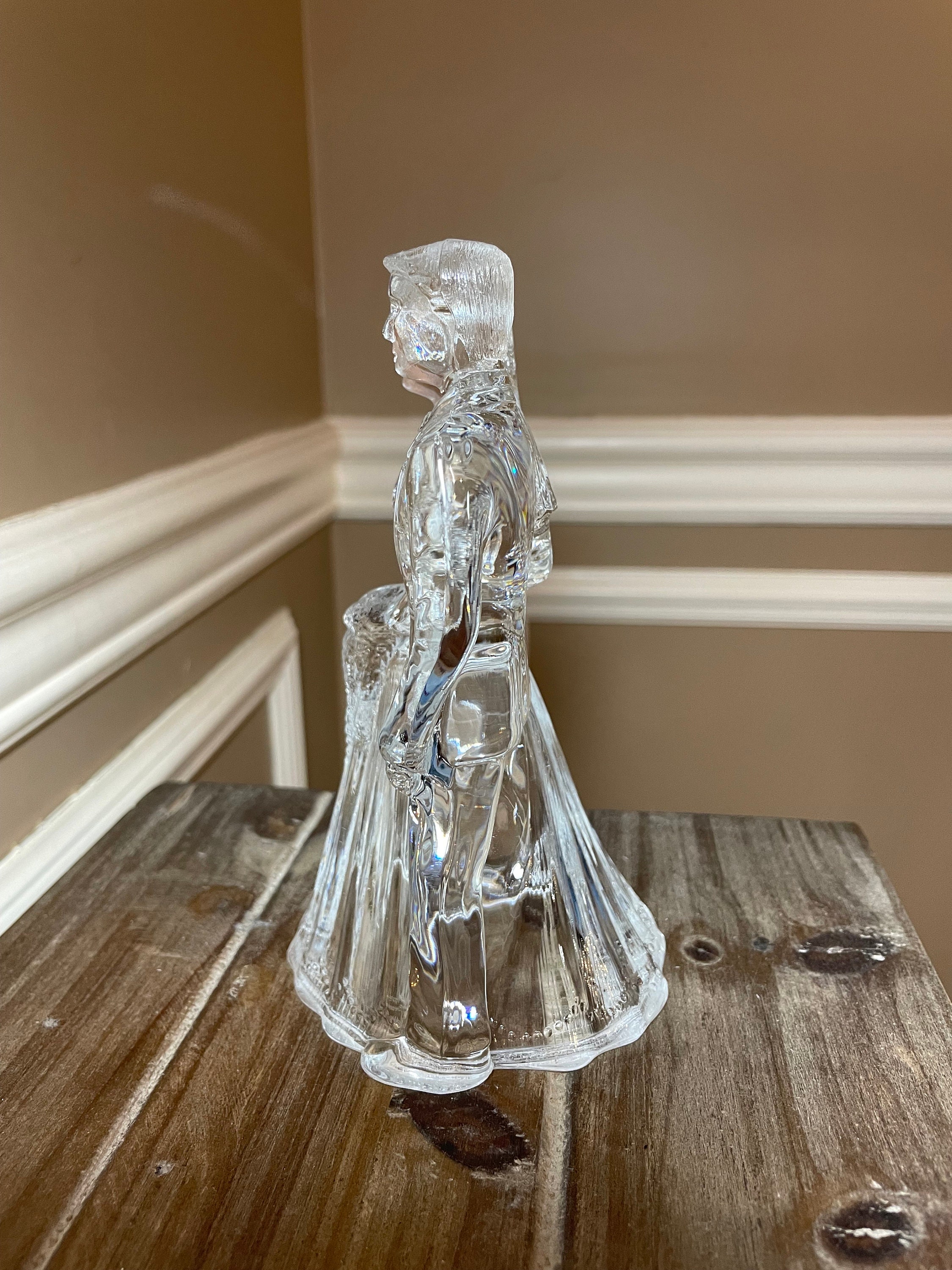 Glass Cake Topper Cristal D'arques France Genuine Lead - Etsy
