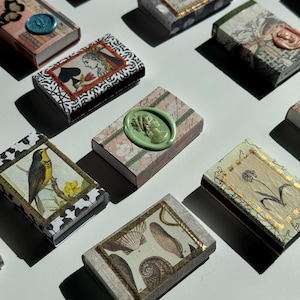 Decorative Matches Handmade Matchboxes Coffee Table Decor Decoupage ...