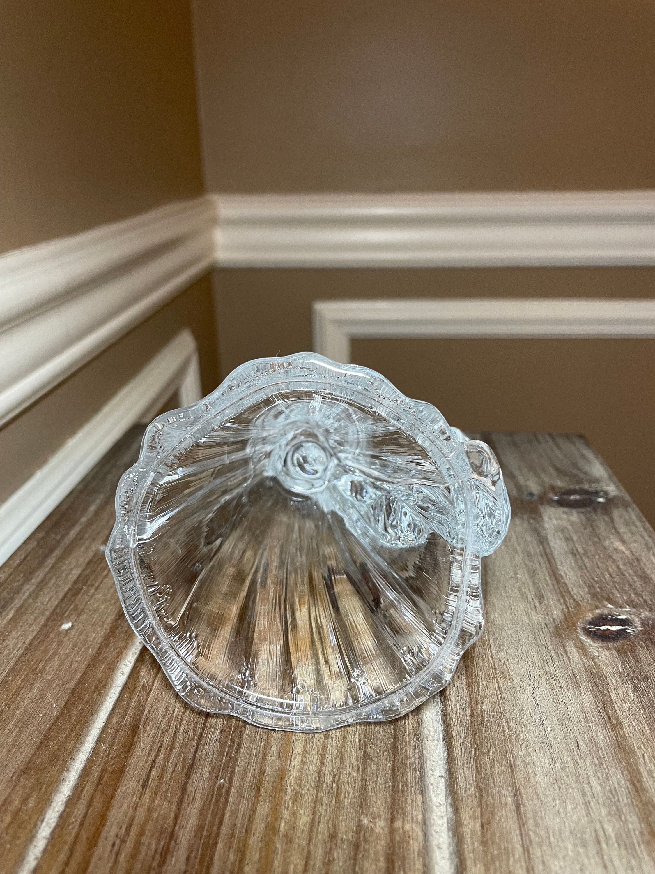 Glass Cake Topper Cristal D'arques France Genuine Lead - Etsy