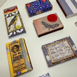 Decorative Matches Handmade Matchboxes Coffee Table Decor Decoupage ...