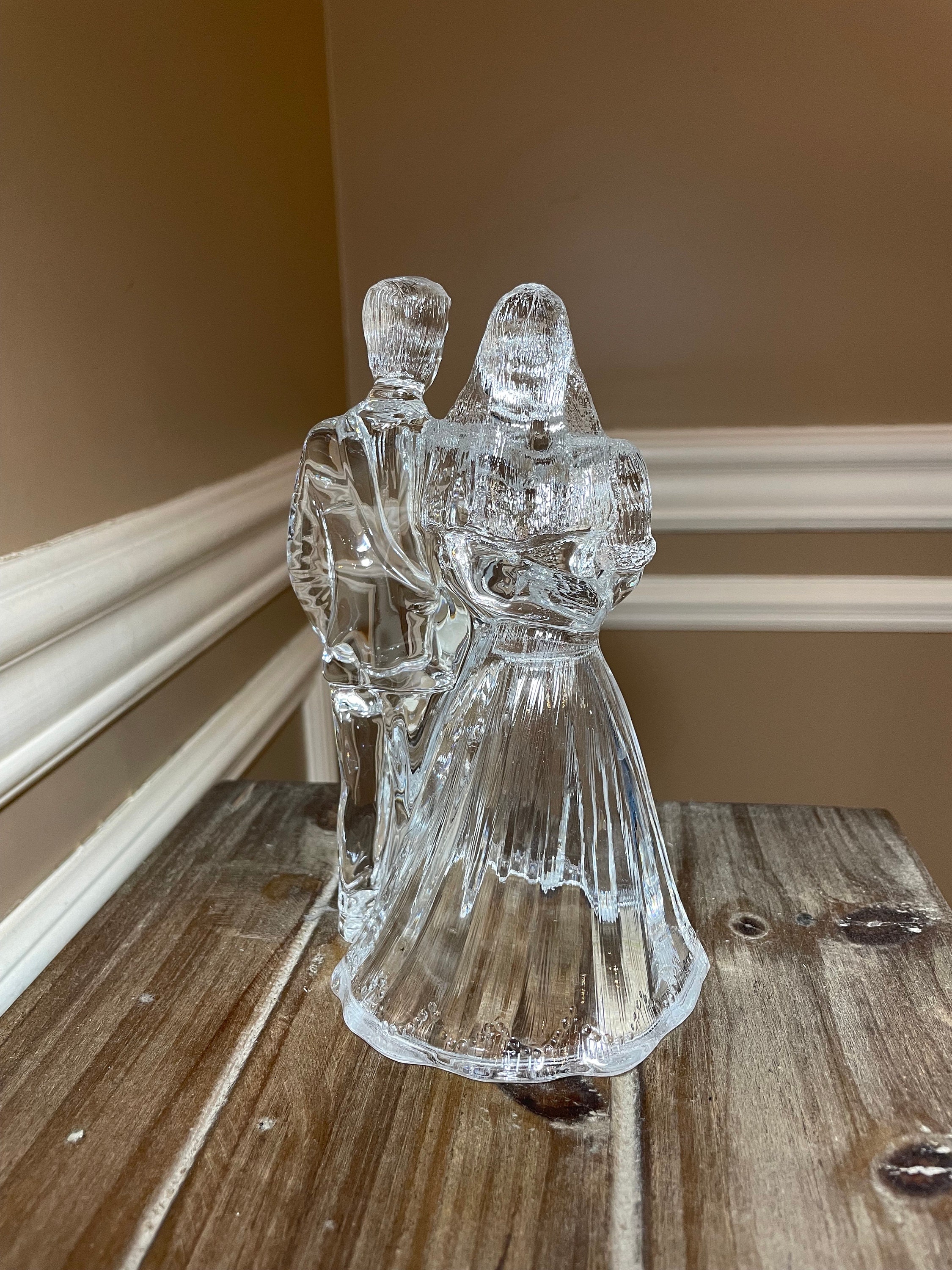 Glass Cake Topper Cristal D'arques France Genuine Lead - Etsy