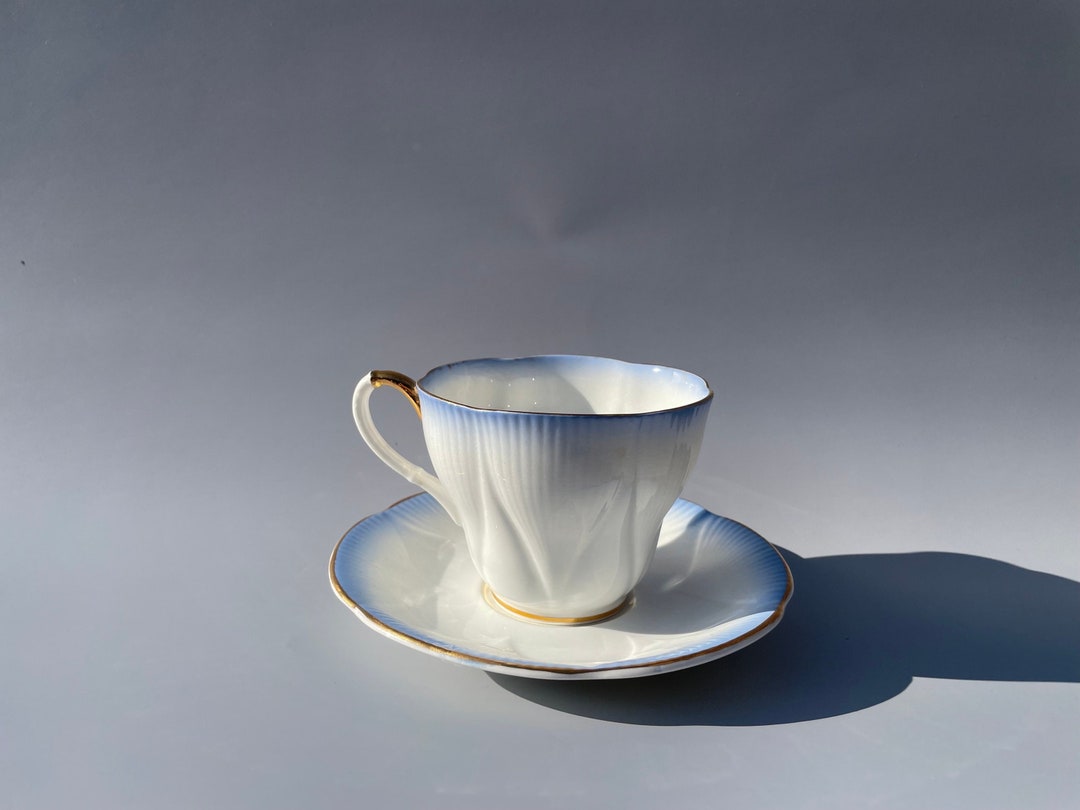 Royal Albert Rainbow Blue Tea Cup and Saucer Vintage Tea Sets Bridal ...