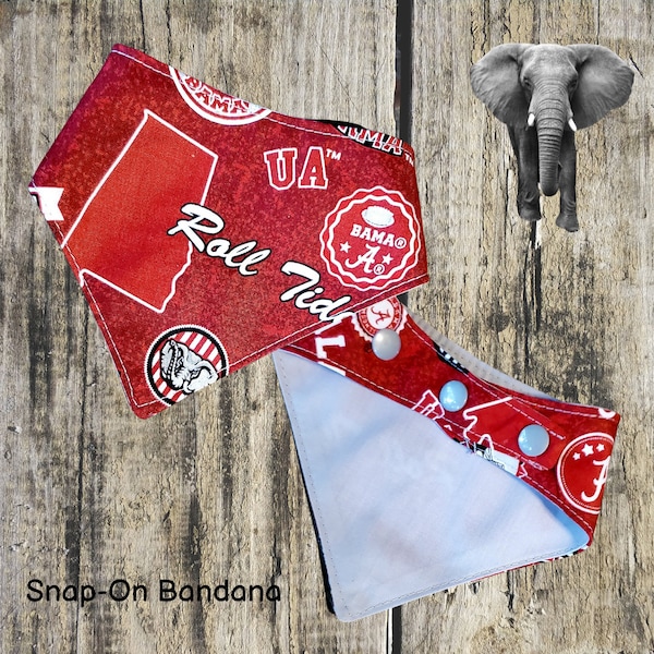 University of Alabama Dog Bandana - Etsy