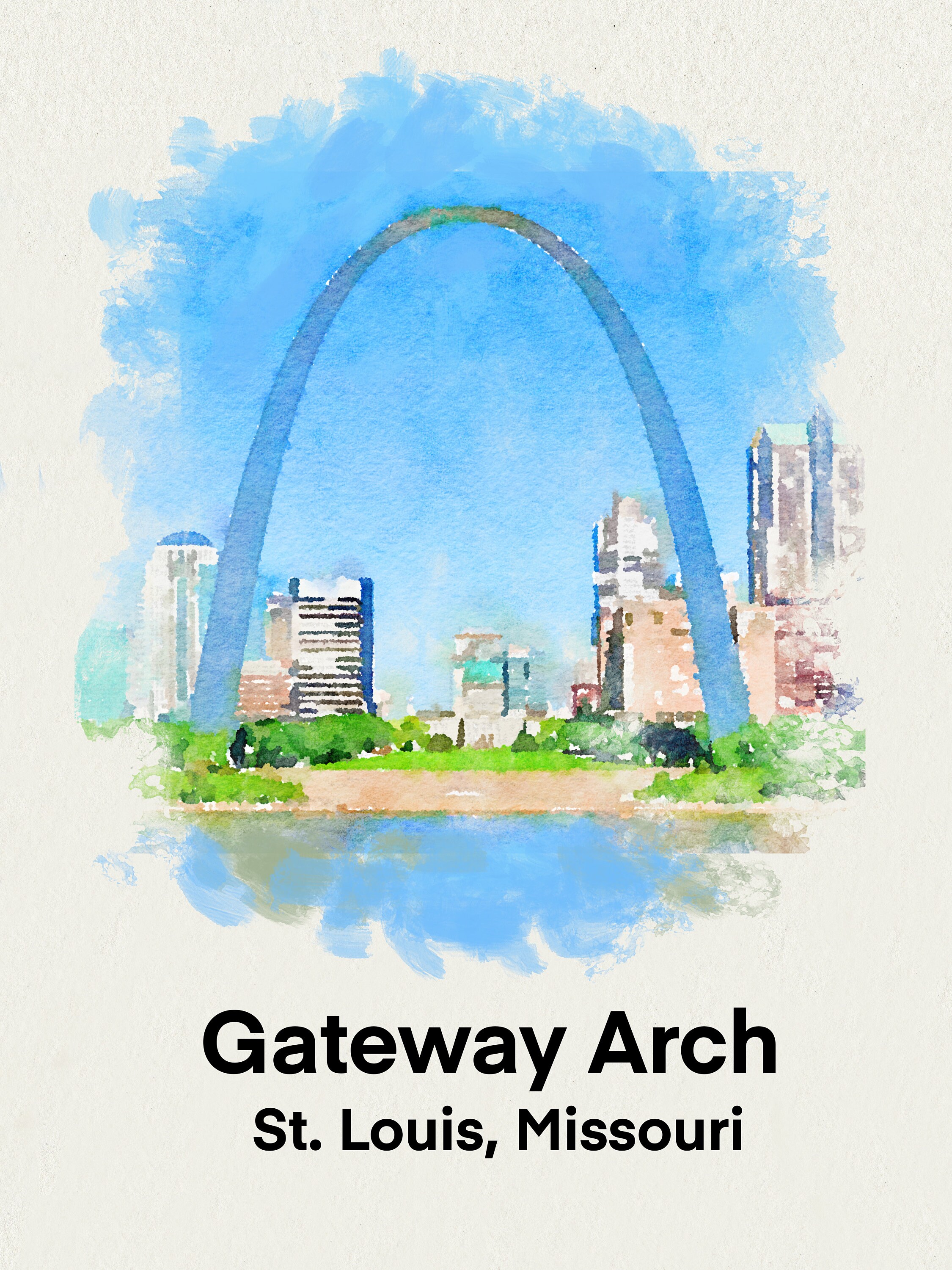 Educational Classroom Posters of Missouri Landmarks, Missouri ...