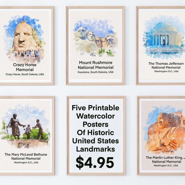 Usa Landmarks - Etsy