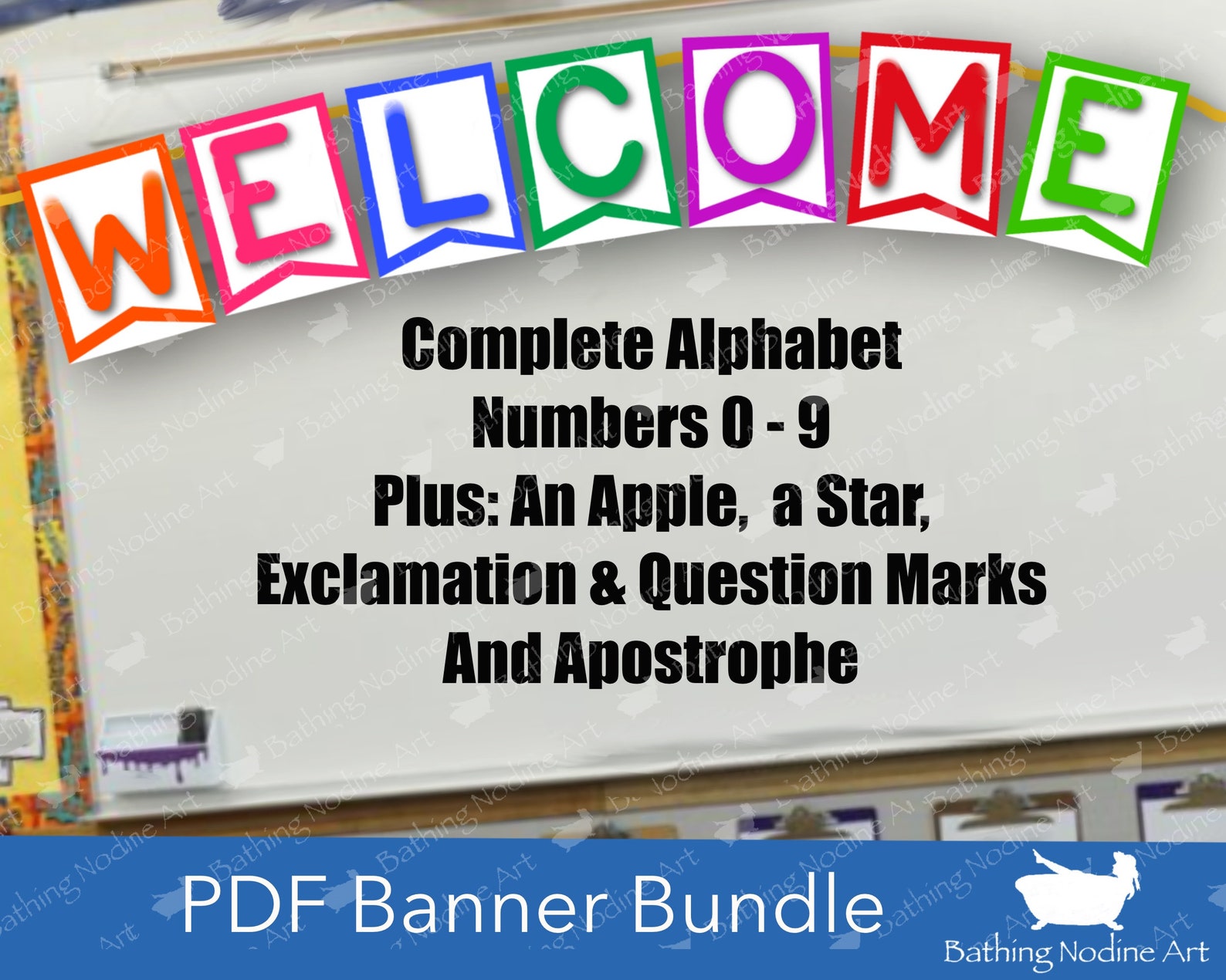 Classroom Banner Printable PDF, Classroom Banner Printable, Classroom ...