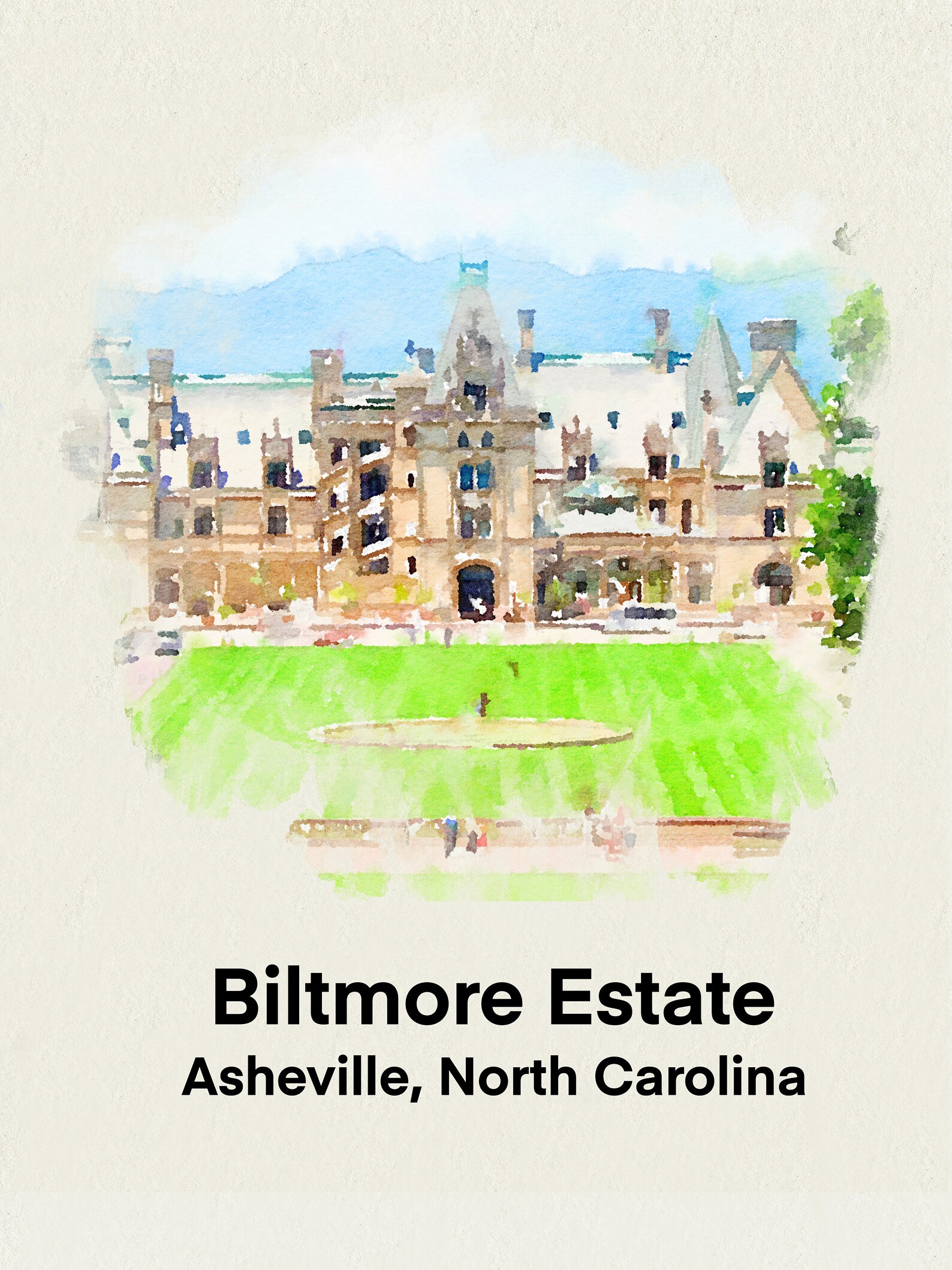 Educational Classroom Posters of North Carolina Landmarks, North ...