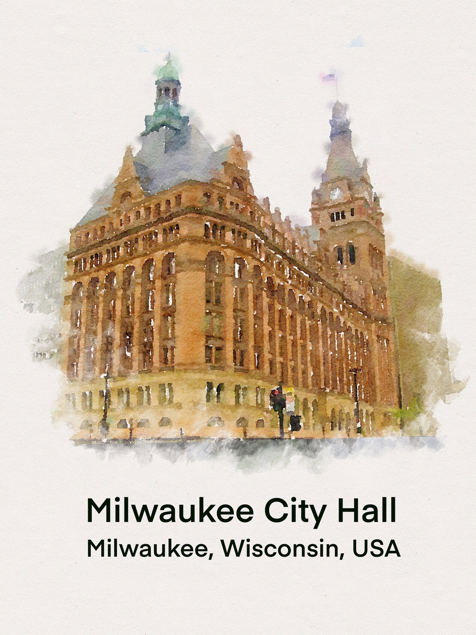 Classroom Posters of Wisconsin Landmarks, Wisconsin Classroom Decor ...