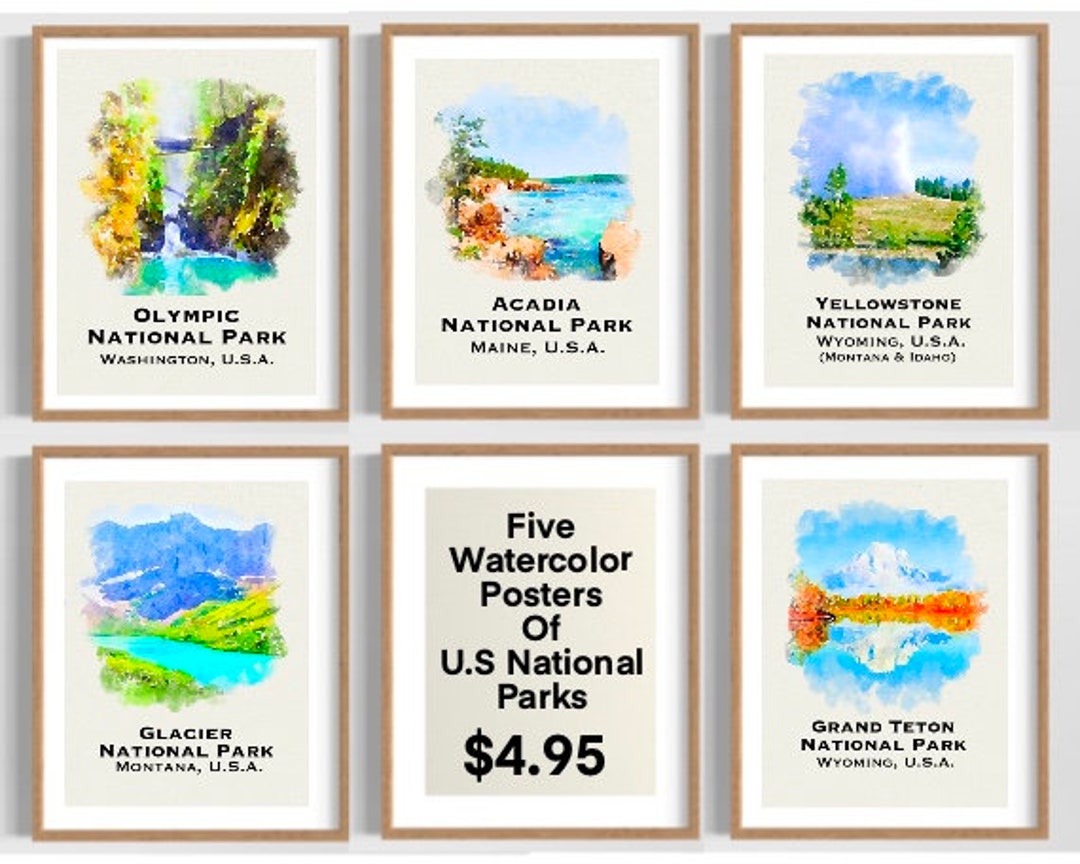 Educational Educational Classroom Posters US National Parks ...