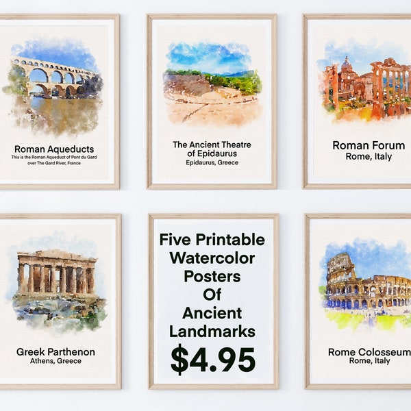 Ancient Roman Poster - Etsy