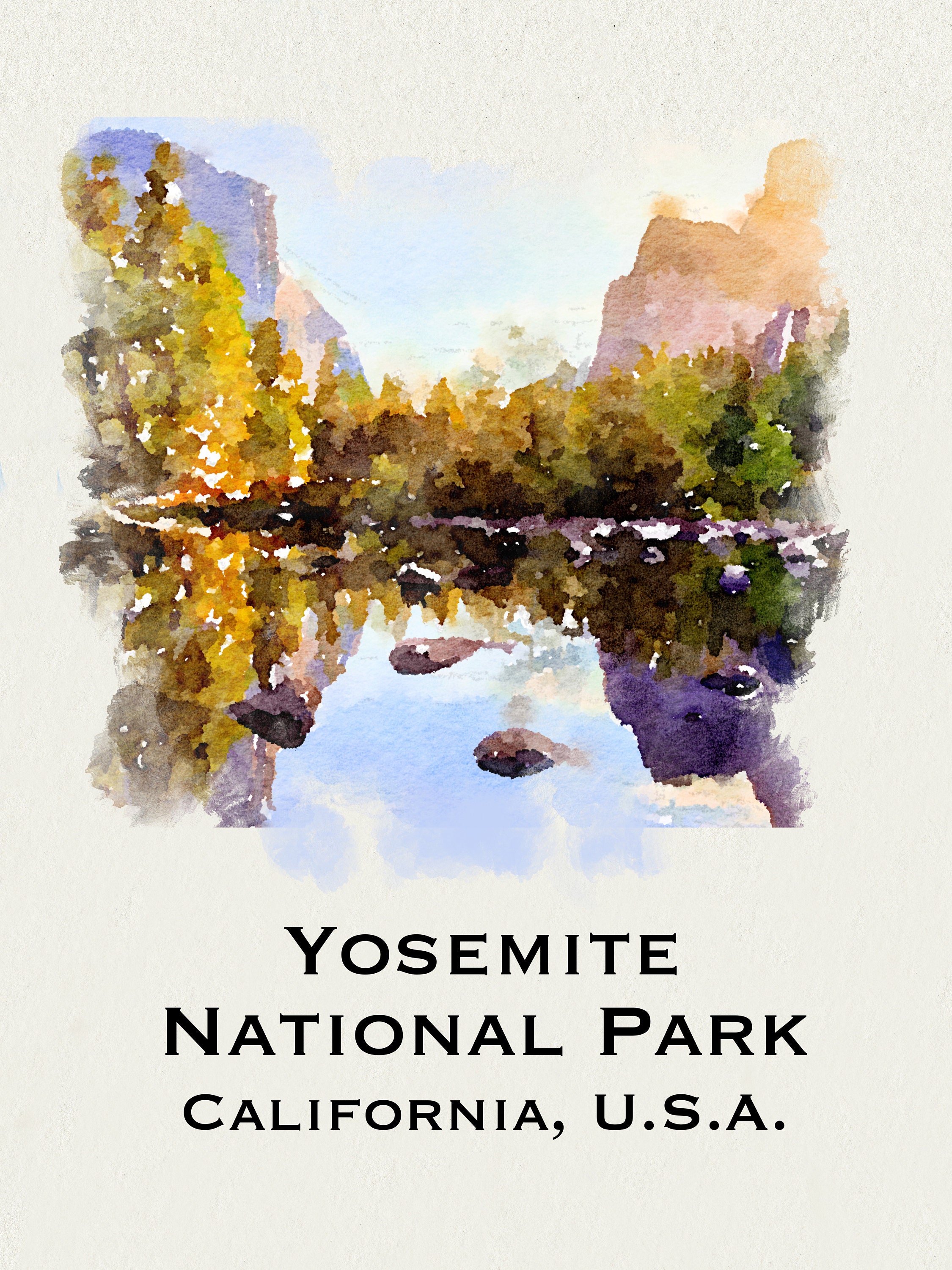Educational Educational Classroom Posters US National Parks, Yosemite ...