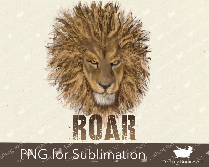 Roar Clipart for T-shirt, Roar Png for Sublimation, Lion Clipart ...