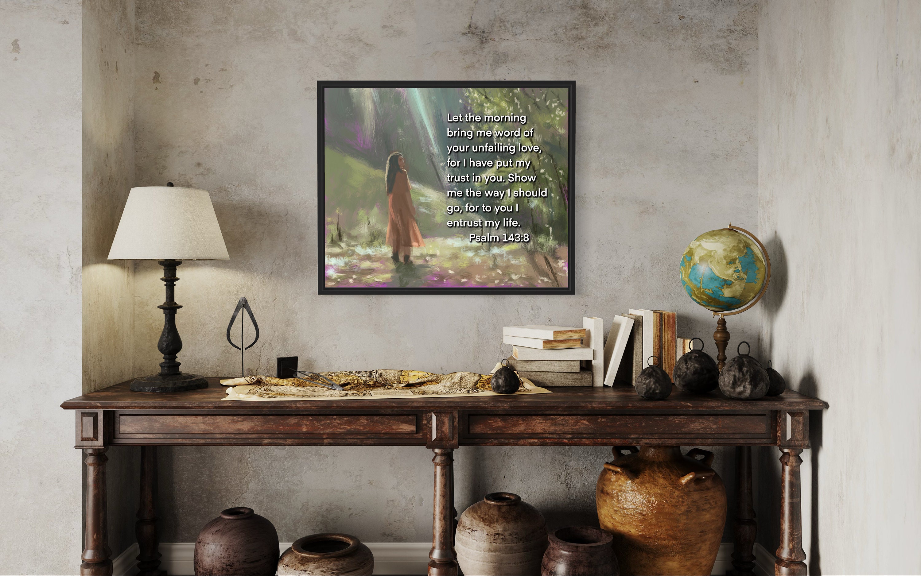 Bible Verse Wall Art, Scripture Wall Art, Office Decor, Scripture Print ...