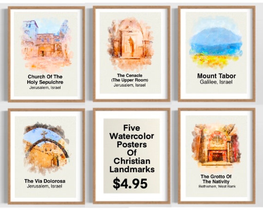 Christian Landmark Classroom Posters, Christian Decor, Classroom ...
