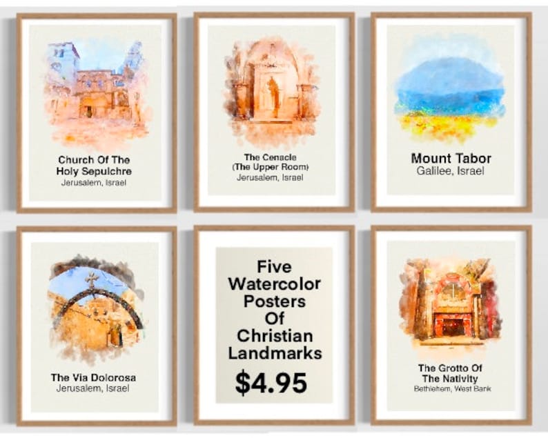 Christian Landmark Classroom Posters, Christian Decor, Classroom ...