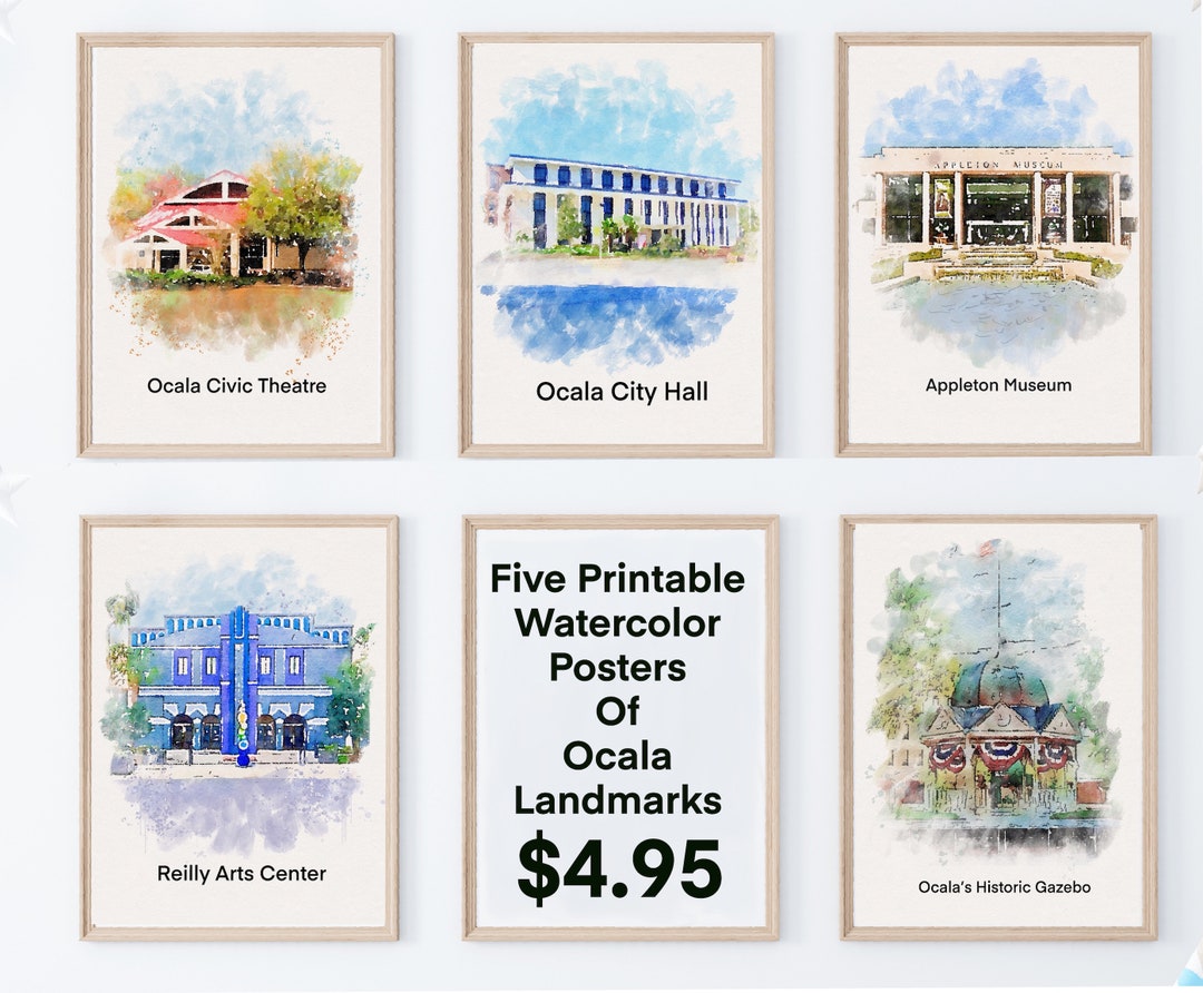Ocala, Ocala Classroom Posters, Ocala Landmarks, Classroom Decor ...