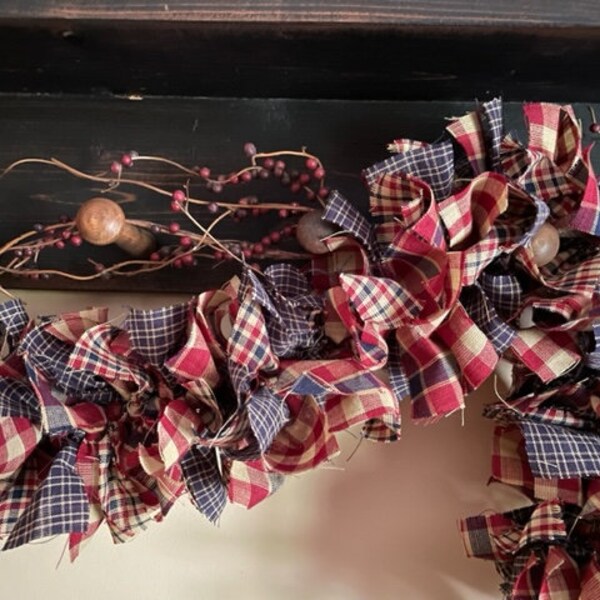 Rag Garland - Etsy