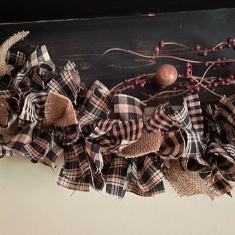 Rag Garland - Etsy