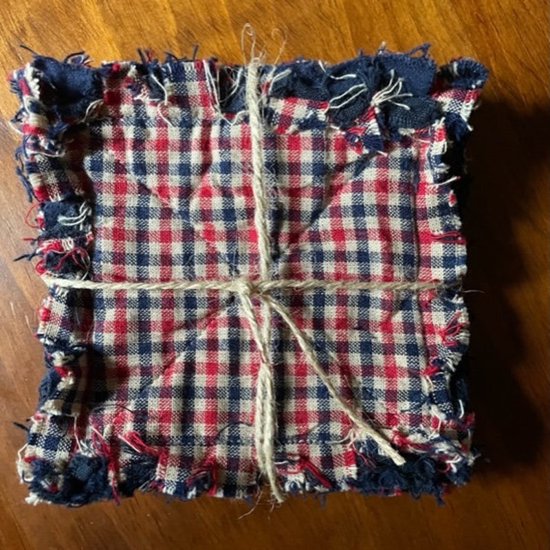 Homespun Mug Rugs - Etsy