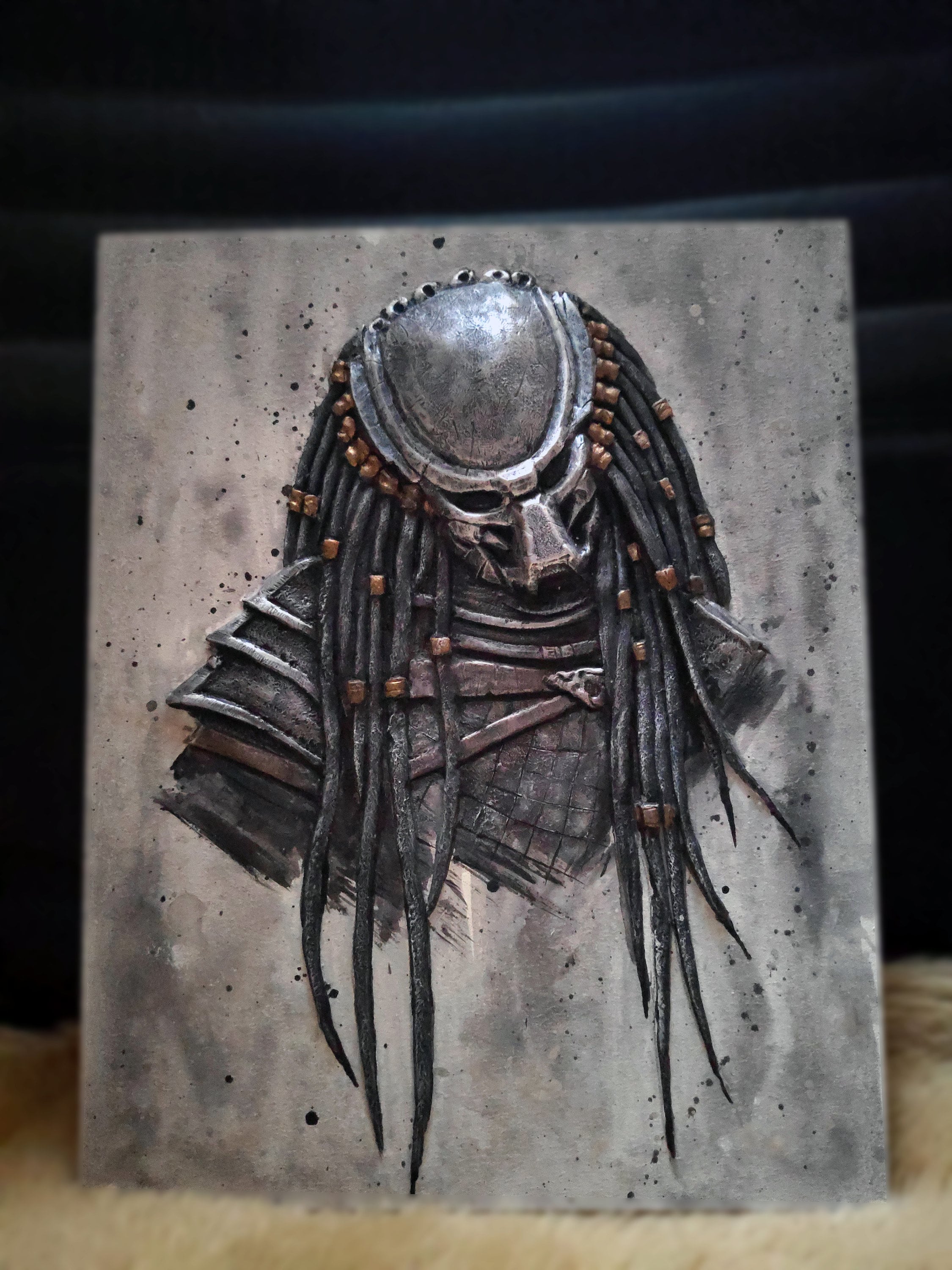 Predator Predator Sculpture Artistic Tile Predator Monster - Etsy