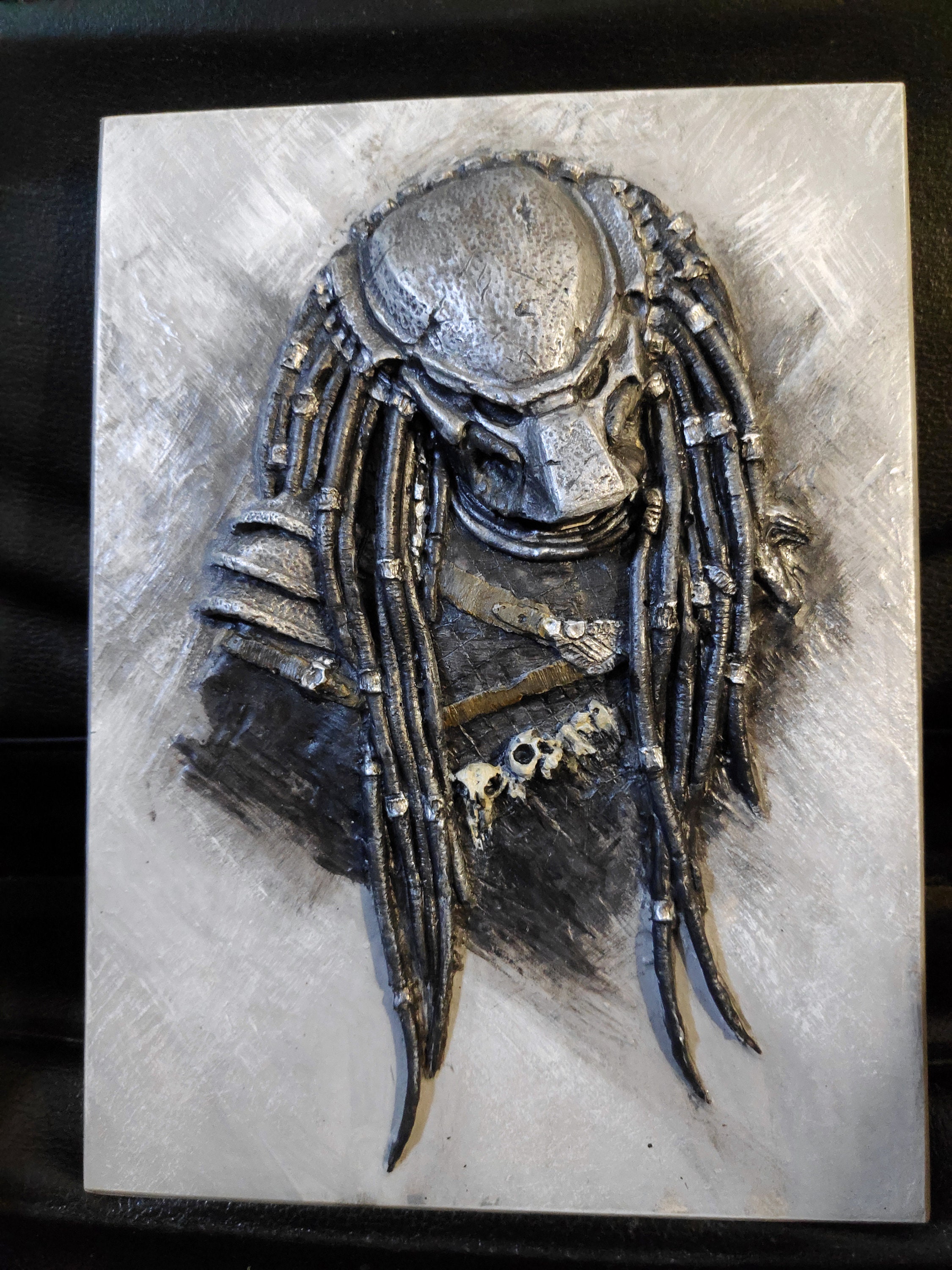 Predator Sculpture on the Wall, Predator Decor With Wall Mount ...