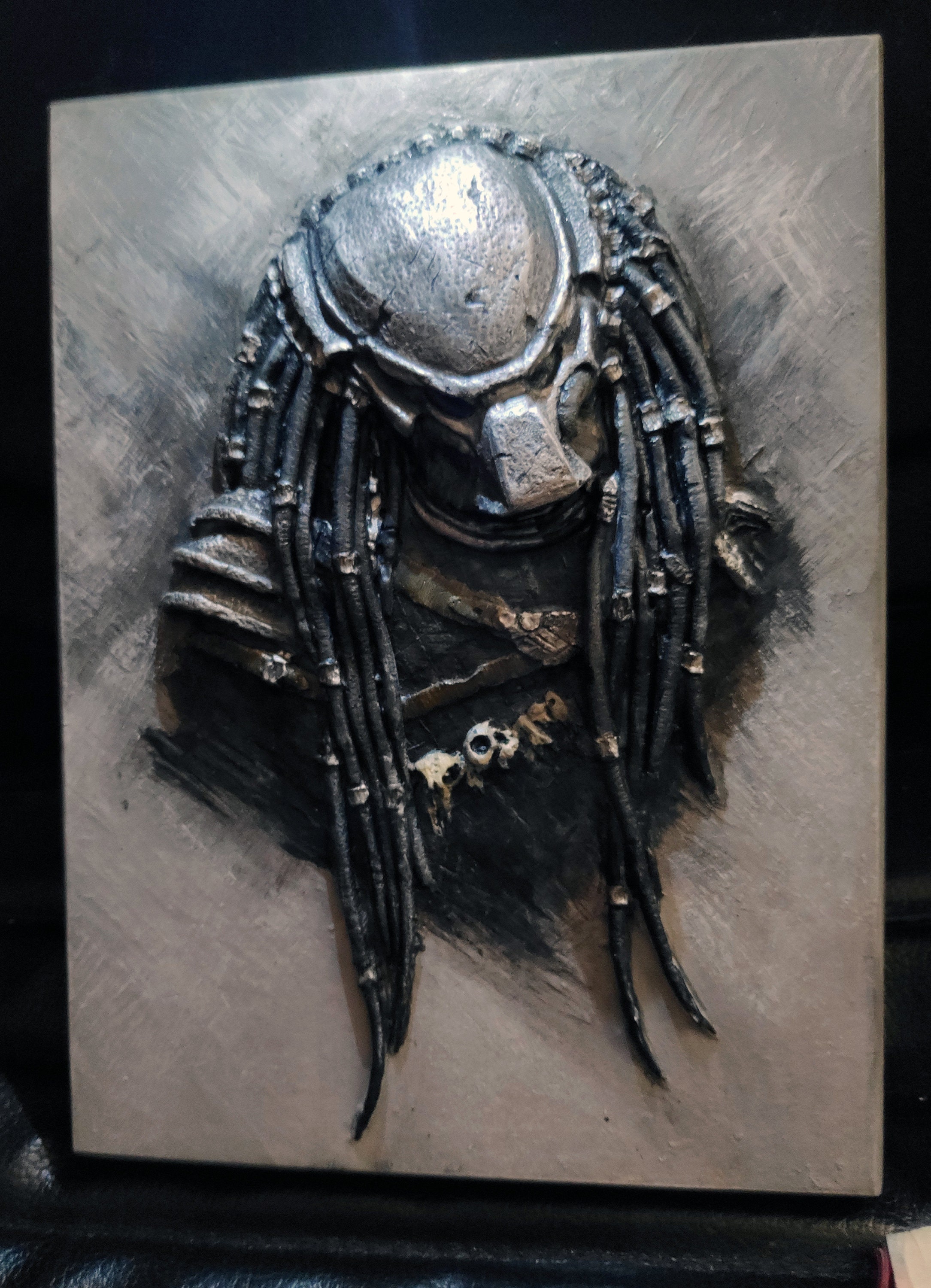 Predator Sculpture on the Wall, Predator Decor With Wall Mount ...