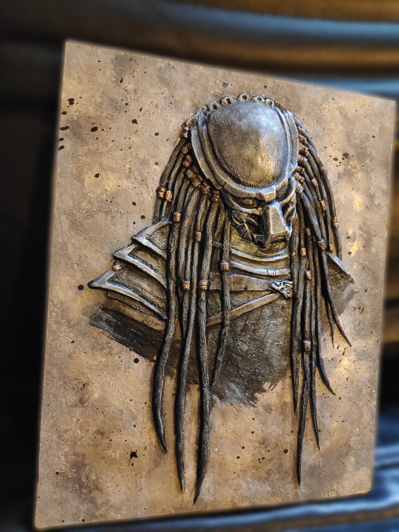 Predator Predator Sculpture Artistic Tile Predator Monster - Etsy