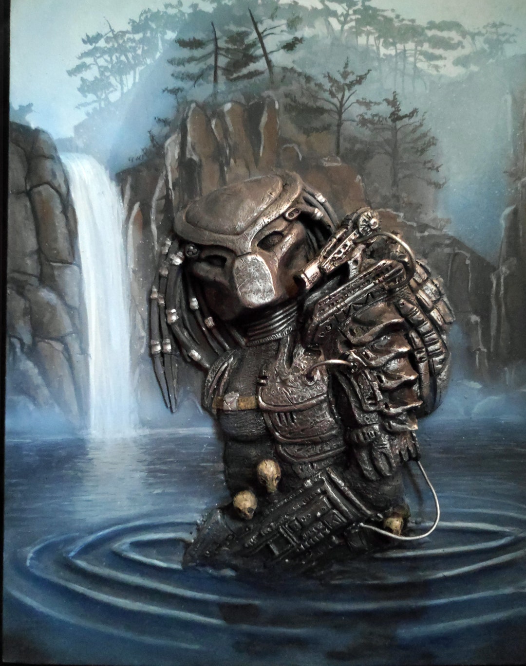 Predator, Predator Panel With Wall Mount, Sculpture Predator on the ...