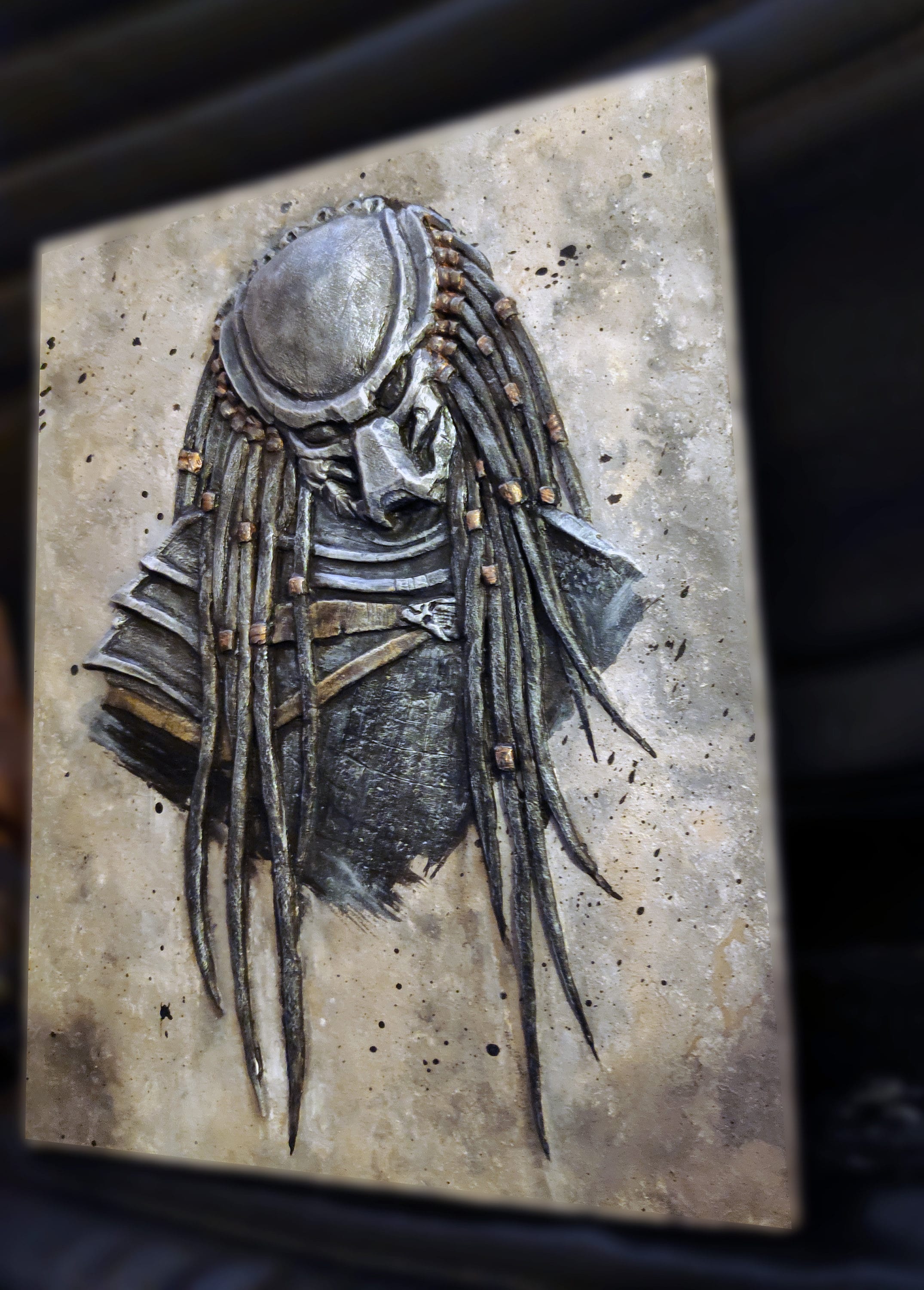 Predator Predator Sculpture Artistic Tile Predator Monster - Etsy