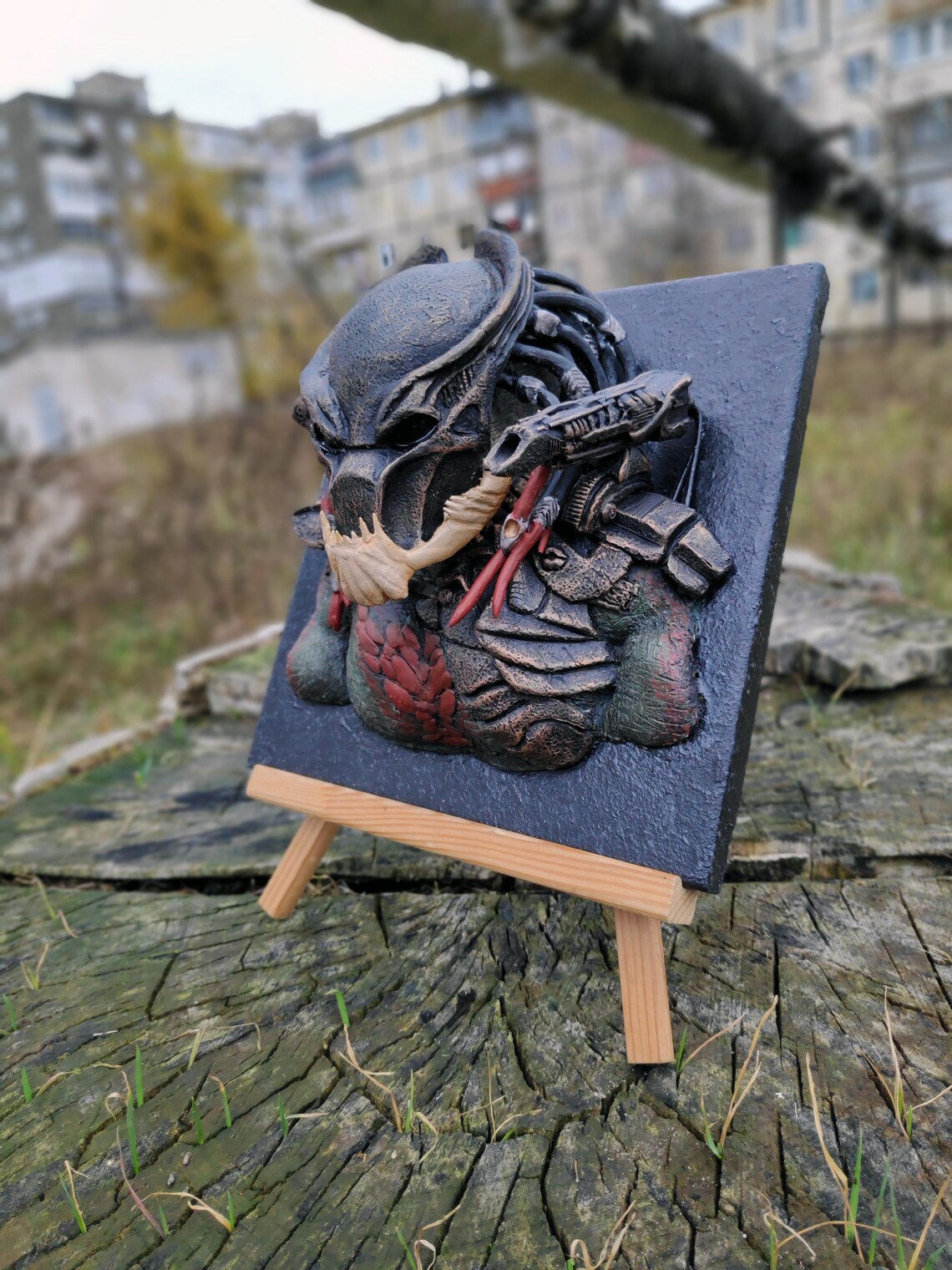 Predator, Berserker, Predator Sculpture, Artistic Tile Predator ...