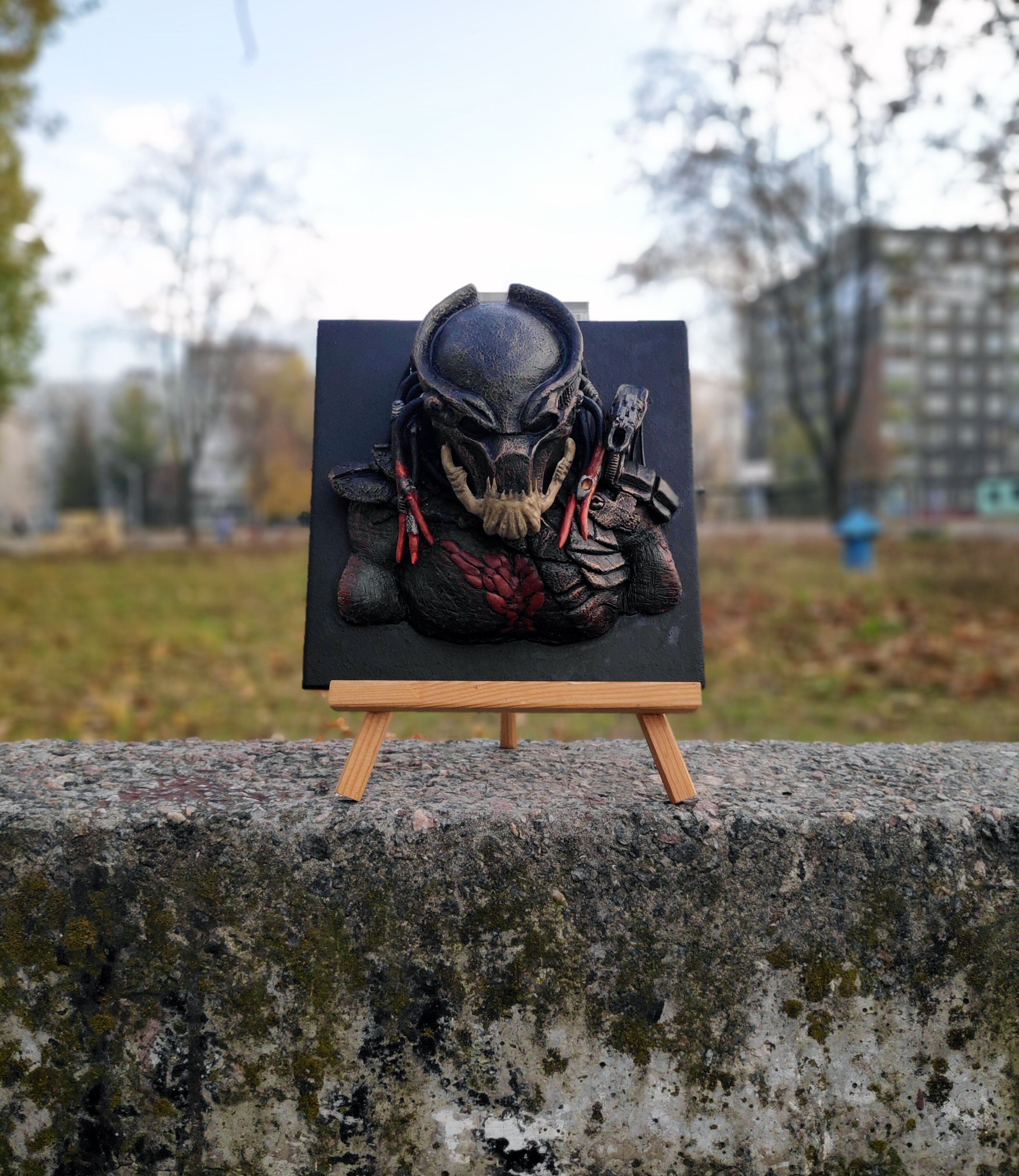 Predator, Berserker, Predator Sculpture, Artistic Tile Predator ...