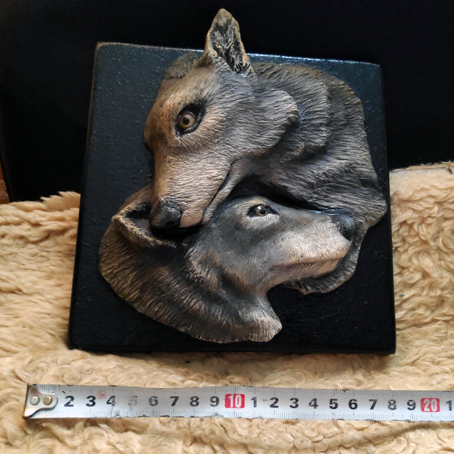 Wall Sculpture Wolves Relief Wolves Wall Decor Interior Decor | Etsy