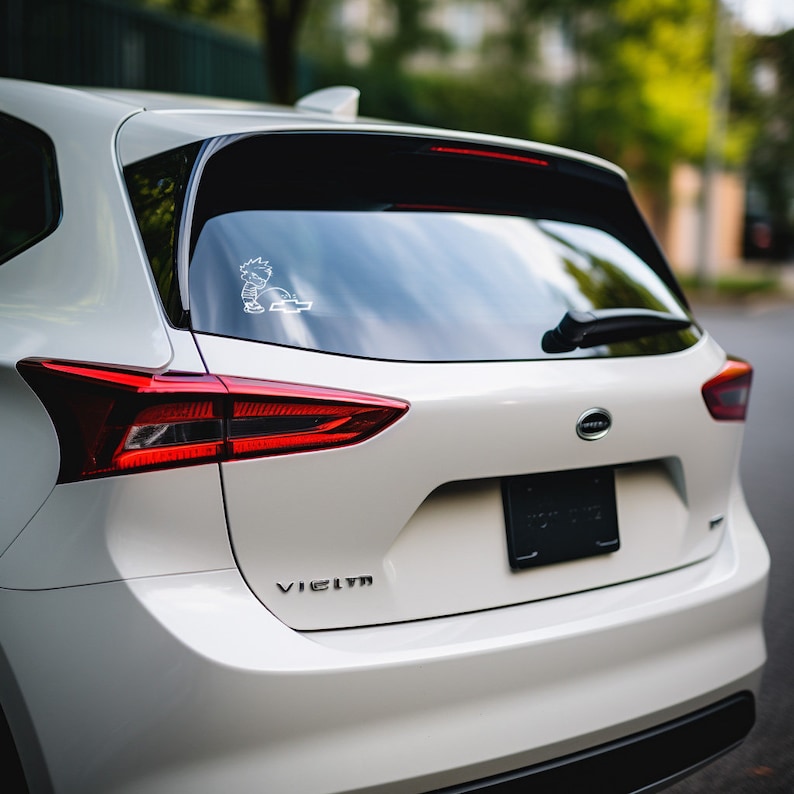 Piss on Chevy Calvin Car Decal, Dodge Trucks Decal, Ford Decal, Dodge ...